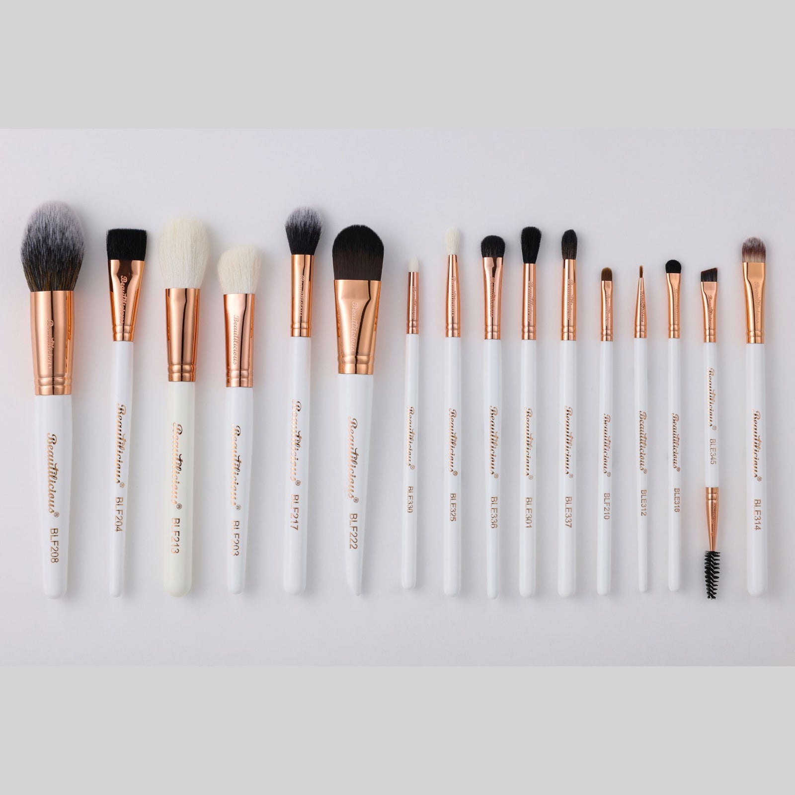 16 PIECE MAKEUP SET ESSENTIAL BRUSH KIT – Beautilicious