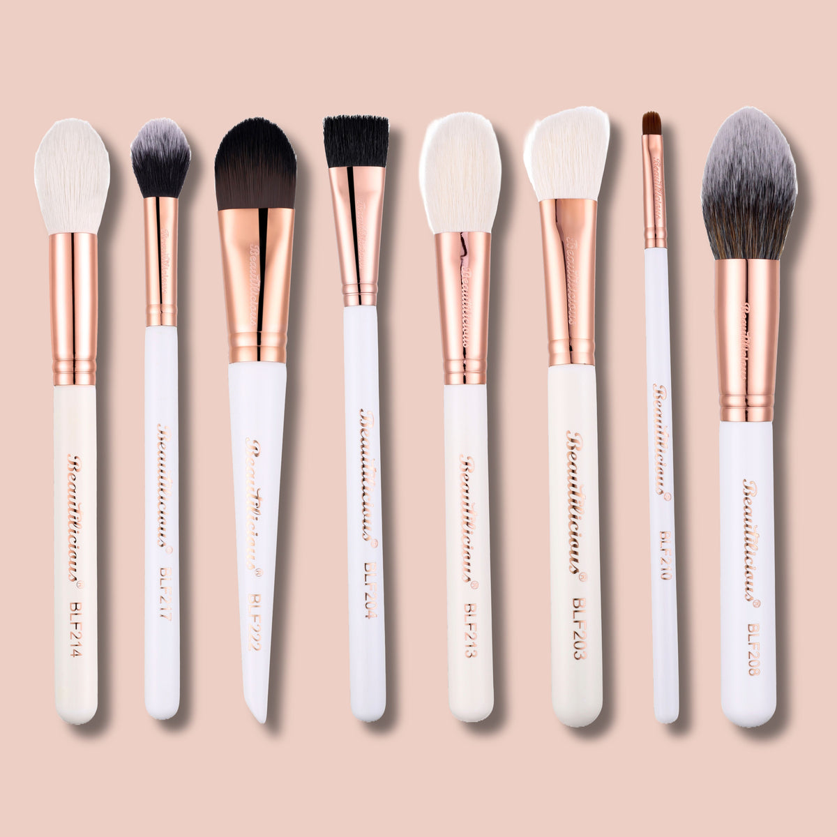 Essential Face Brush Kit - Set Of 8 Brushes – Beautilicious
